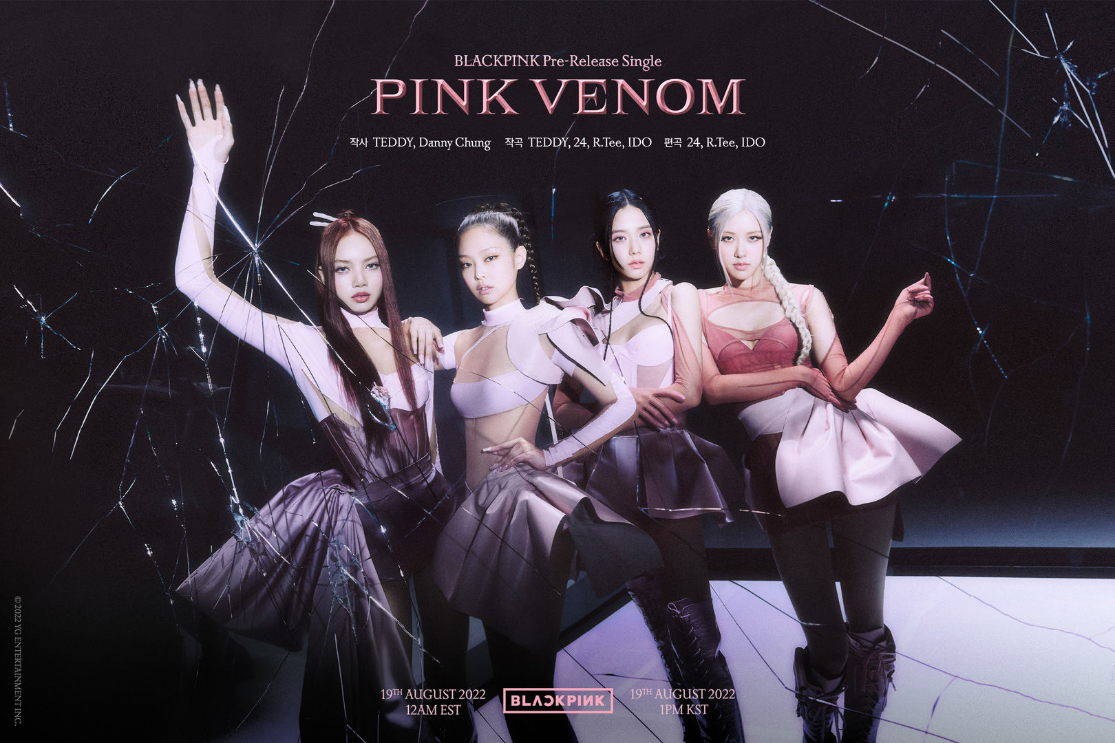 ถอดสไตล์ 4 สาว BLACKPINK ใน PINK VENOM Concept Teaser