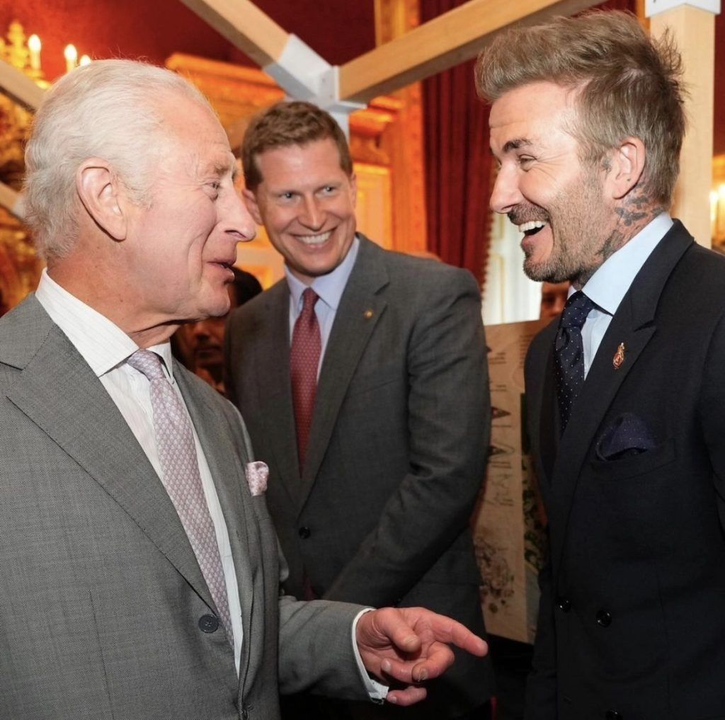 ประมวลภาพ ‘เดวิด เบคแฮม’ ร่วมงาน The King's Foundation Awards