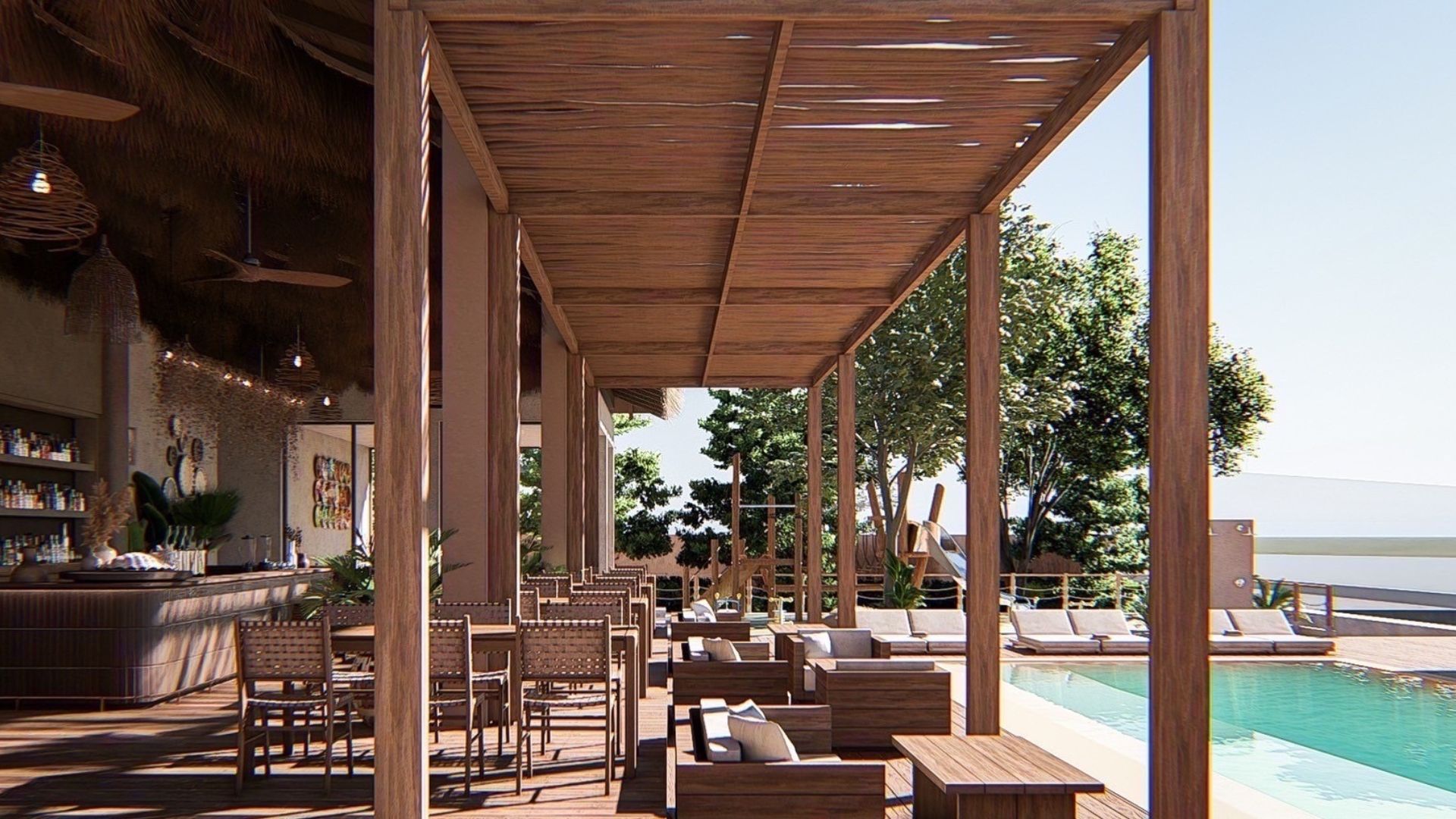 บีชคลับครั้งแรกริมแม่น้ำเจ้าพระยาที่ The River Club