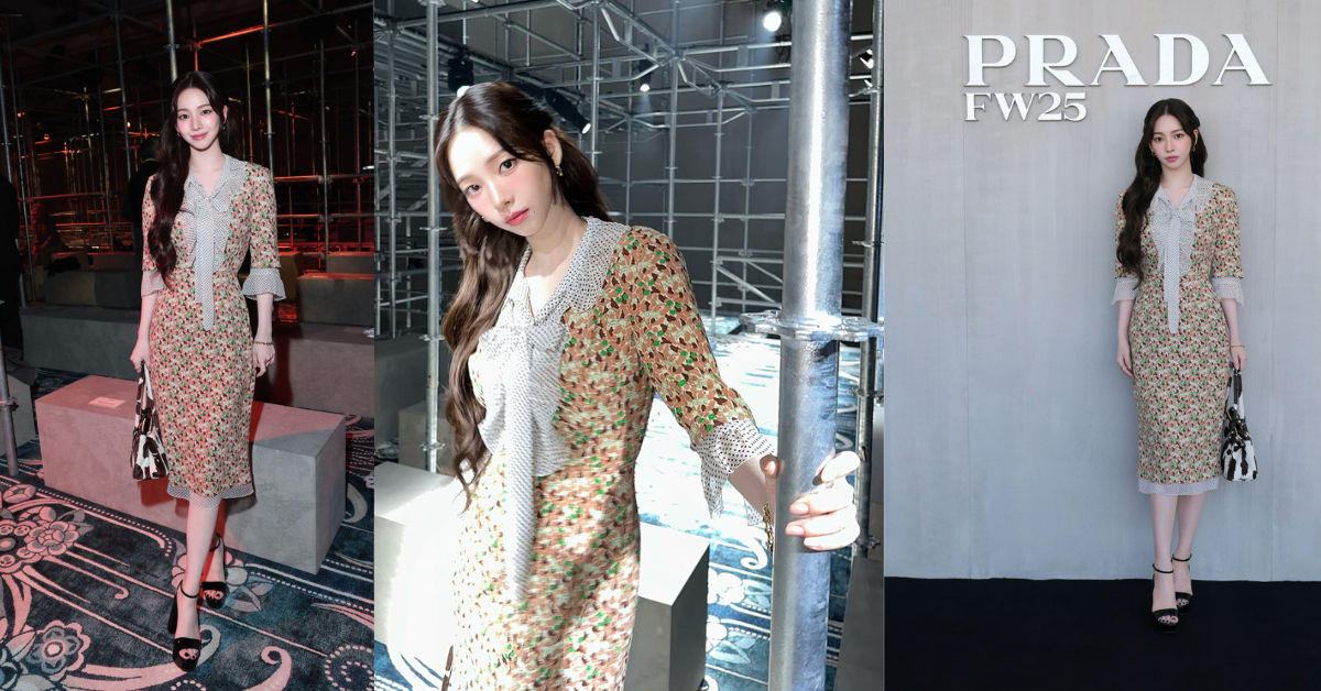 หยุดทุกสายตา! ซูมลุคสวย 'KARINA' ใน Milan fashion Week